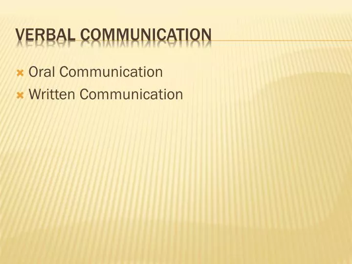 PPT - Verbal communication PowerPoint Presentation, free download - ID ...