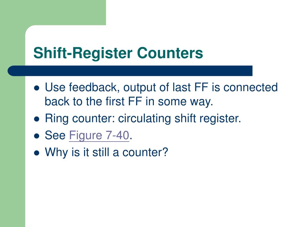 PPT - Counters and Registers PowerPoint Presentation, free download ...