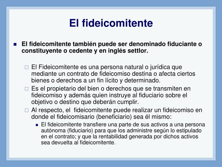 PPT - Introducción al Fideicomiso PowerPoint Presentation - ID:7046612