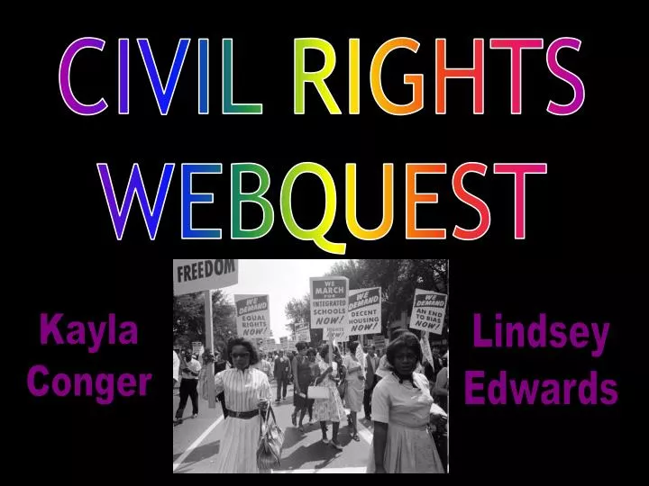 PPT - CIVIL RIGHTS WEBQUEST PowerPoint Presentation, free download - ID ...