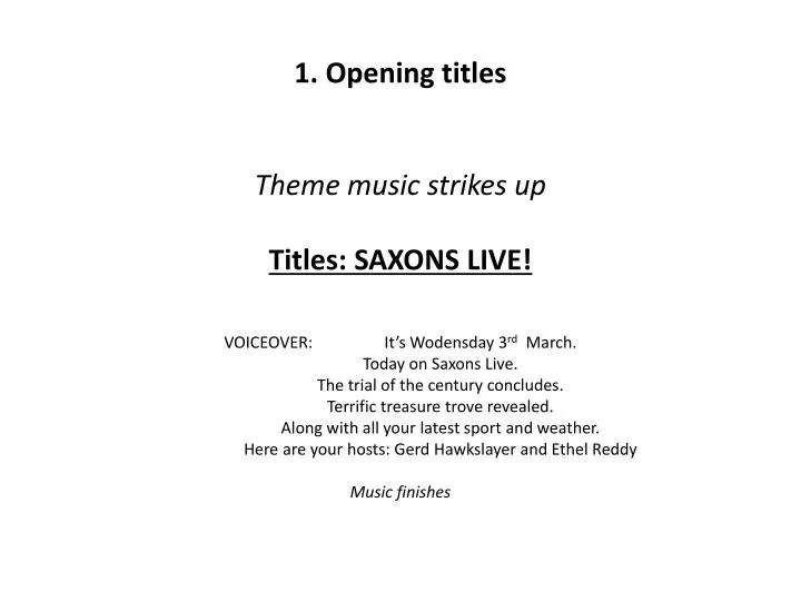 PPT - 2. Anchor introductions PowerPoint Presentation, free download ...