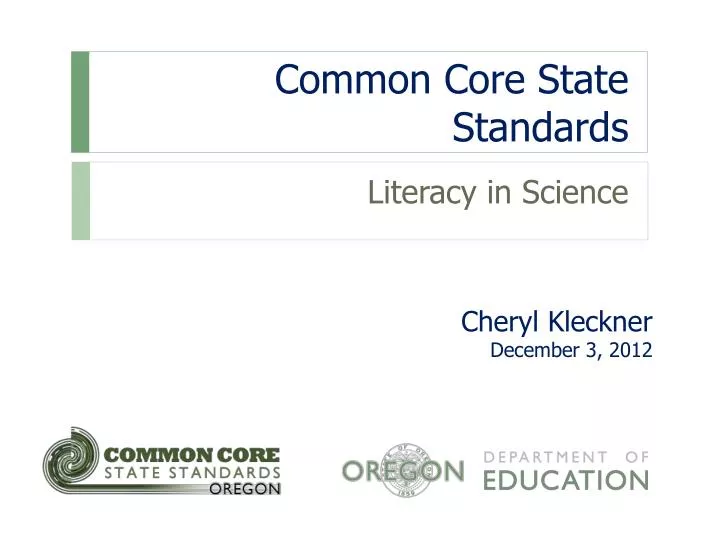 PPT - Common Core State Standards PowerPoint Presentation, free ...