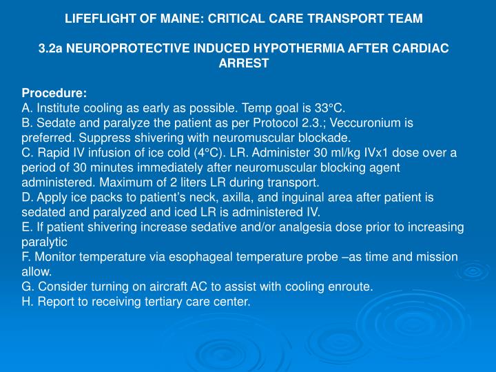 PPT - Therapeutic Hypothermia for Post-Cardiac Arrest Patients ...