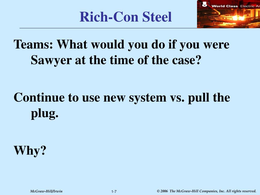 PPT - GSB 522 Rich-Con Steel PowerPoint Presentation, free download ...