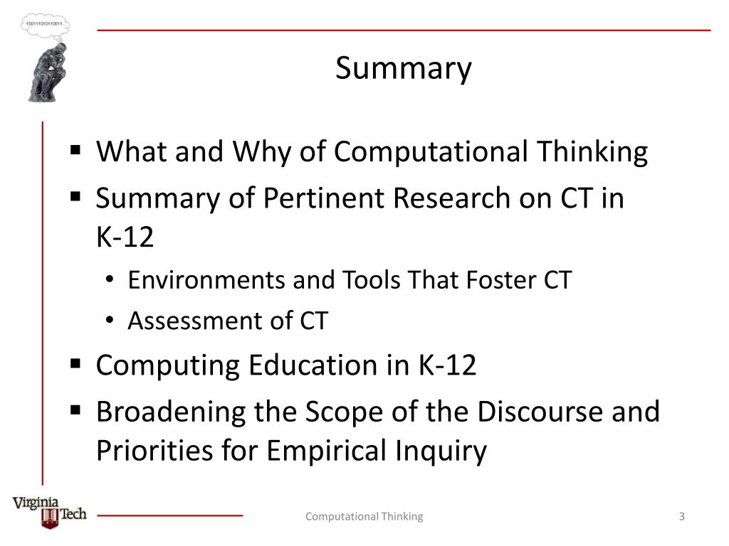 Ppt Computational Thinking In K 12 And Scalable Game Design