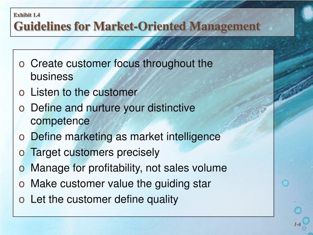 PPT - Market-Oriented Perspectives Underlie Successful Corporate ...