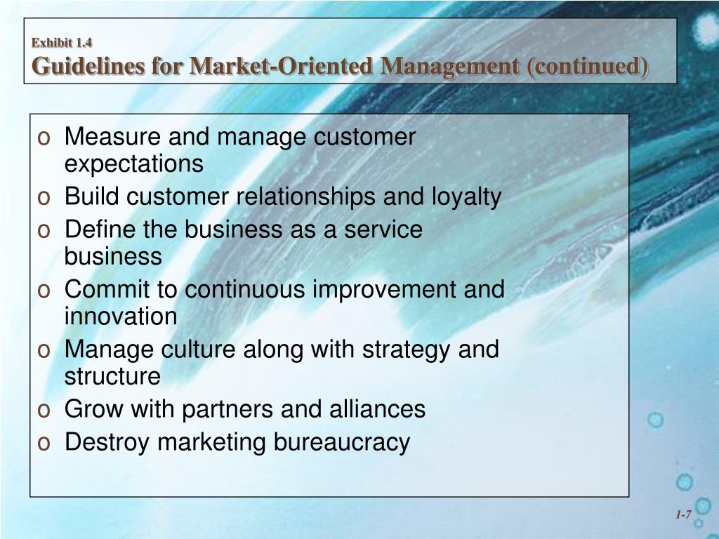 PPT - Market-Oriented Perspectives Underlie Successful Corporate ...