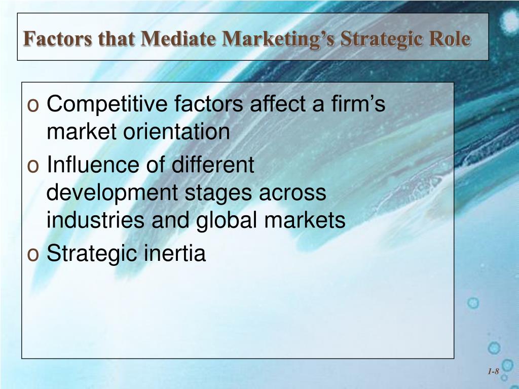 PPT - Market-Oriented Perspectives Underlie Successful Corporate ...