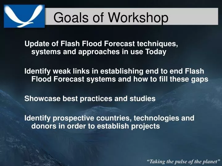 PPT - Goals of Workshop PowerPoint Presentation, free download - ID:7054196