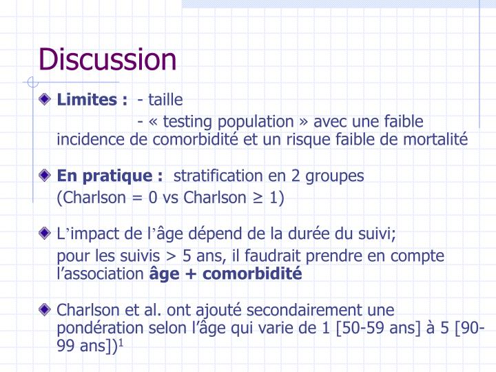 PPT - Charlson Comorbidity Index PowerPoint Presentation - ID:7055206