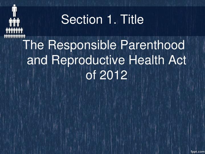PPT - The Reproductive Health Law PowerPoint Presentation - ID:7055337