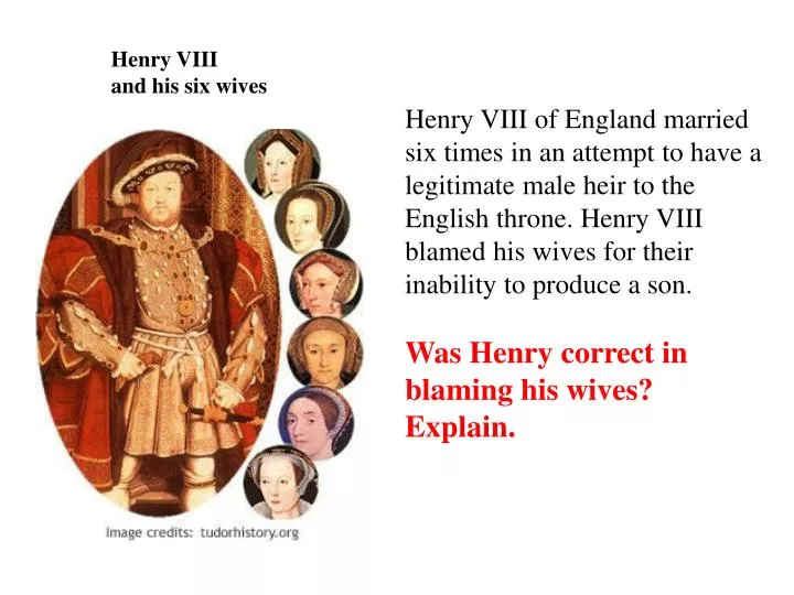 PPT - Henry VIII and his six wives PowerPoint Presentation, free ...