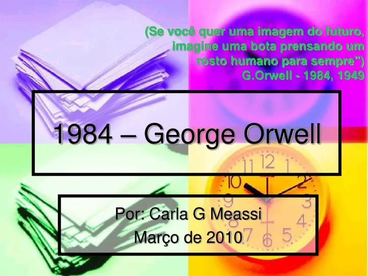 PPT - 1984 – George Orwell PowerPoint Presentation, free download - ID ...
