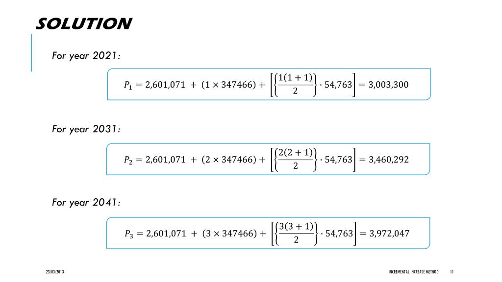 PPT - INCREMENTAL INCREASE METHOD PowerPoint Presentation, free ... PPT - INCREMENTAL INCREASE METHOD PowerPoint Presentation, free ...