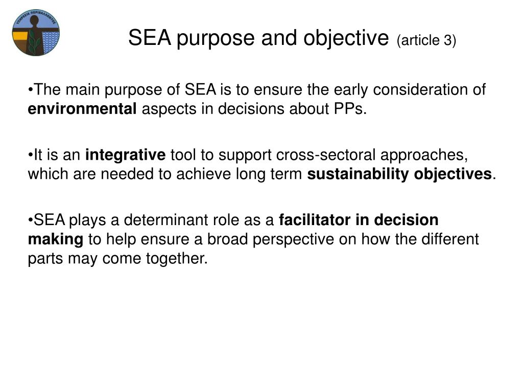 Ppt Strategic Environmental Assessment Sea Law Powerpoint