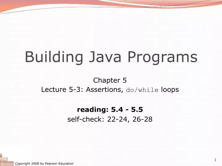 PPT - Building Java Programs PowerPoint Presentation, free download - ID:7059631