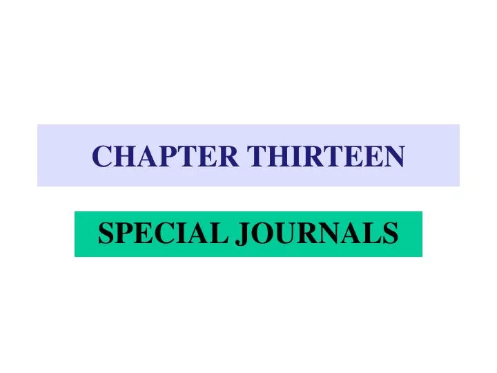 PPT - CHAPTER THIRTEEN PowerPoint Presentation, free download - ID:7060109