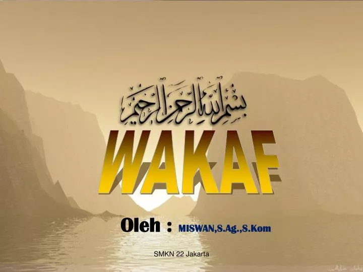 PPT - WAKAF PowerPoint Presentation, free download - ID:7060902