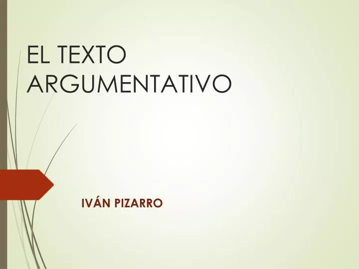 PPT - EL TEXTO ARGUMENTATIVO PowerPoint Presentation, free download - ID:7061092