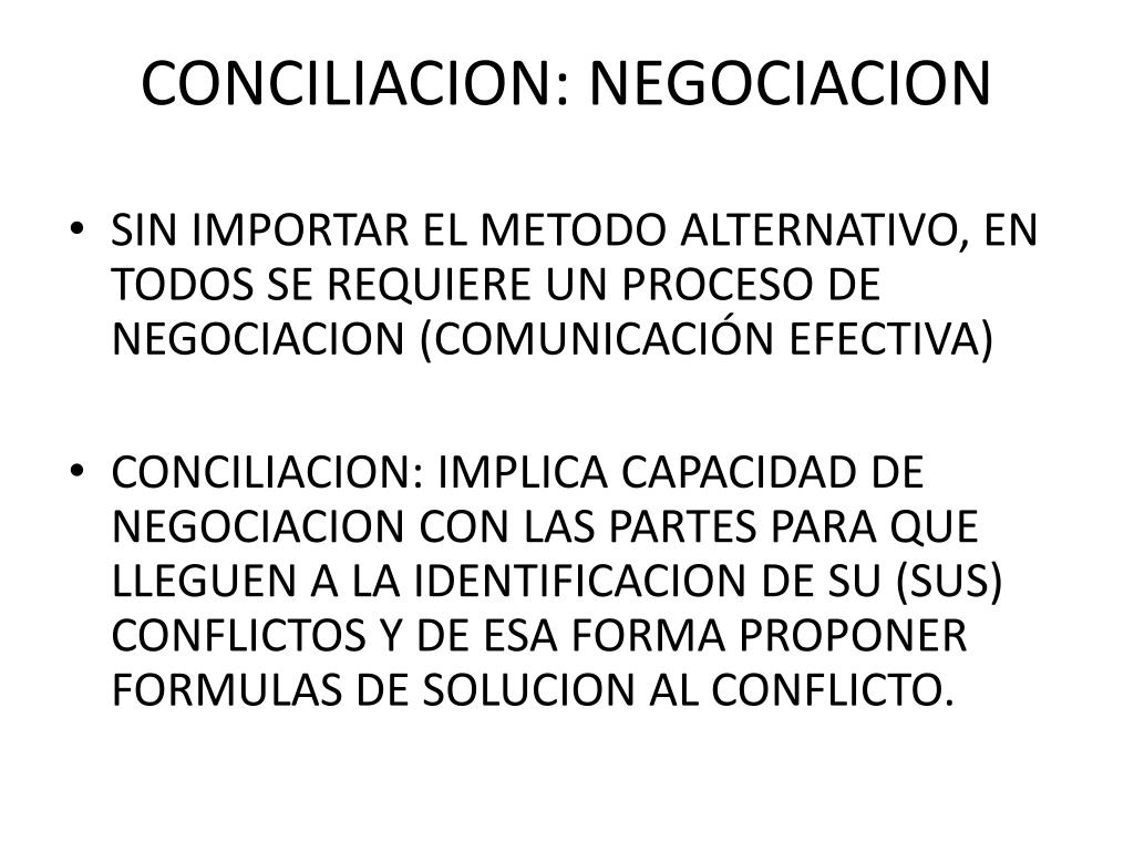 Ppt Metodos Alternativos De Resolucion De Conflictos Powerpoint