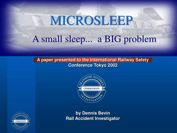 PPT - MICROSLEEP PowerPoint Presentation, free download - ID:7061239