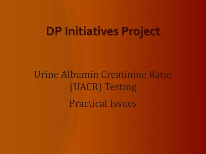 PPT - DP Initiatives Project PowerPoint Presentation, free download ...