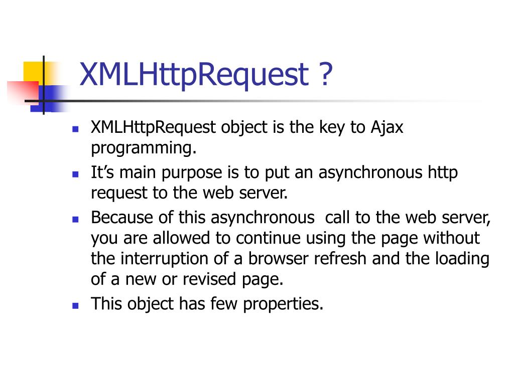 Ppt Ajax Asynchronous Javascript And Xml Powerpoint Presentation Id7064582