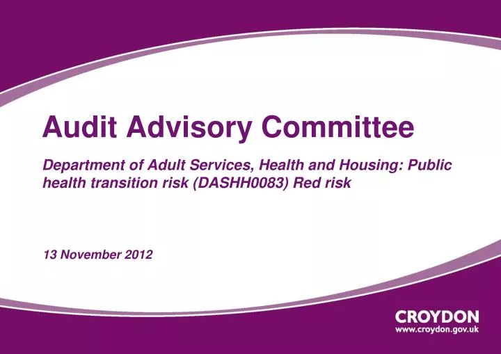 PPT - Audit Advisory Committee PowerPoint Presentation, free download ...