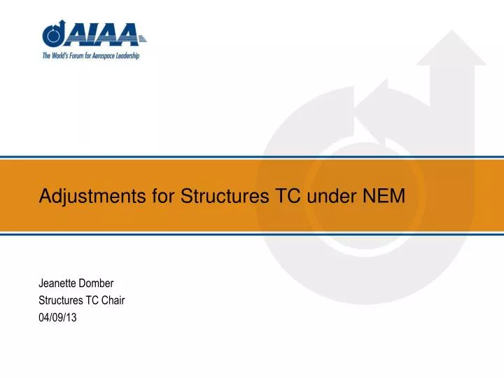 PPT - Adjustments for Structures TC under NEM PowerPoint Presentation ...