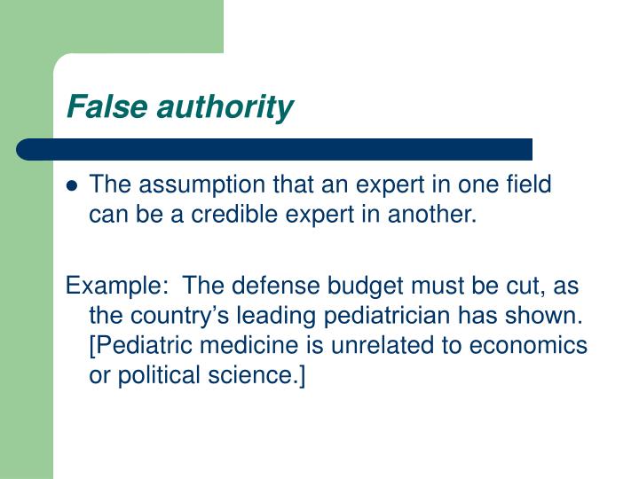 PPT - LOGICAL THINKING Recognizing Logical Fallacies PowerPoint ...