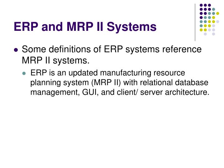 PPT - History of ERP PowerPoint Presentation - ID:7067201