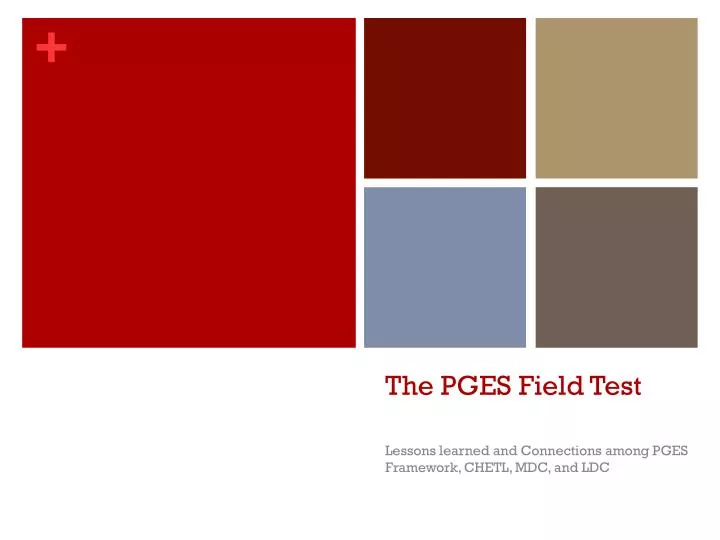 PPT - The PGES Field Test PowerPoint Presentation, free download - ID ...
