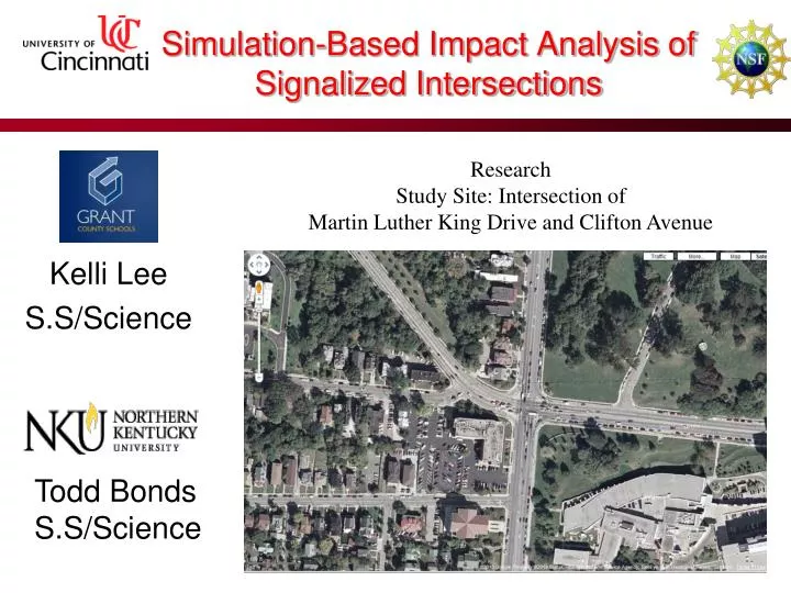 PPT - Simulation-Based Impact Analysis of Signalized Intersections PowerPoint Presentation - ID ...