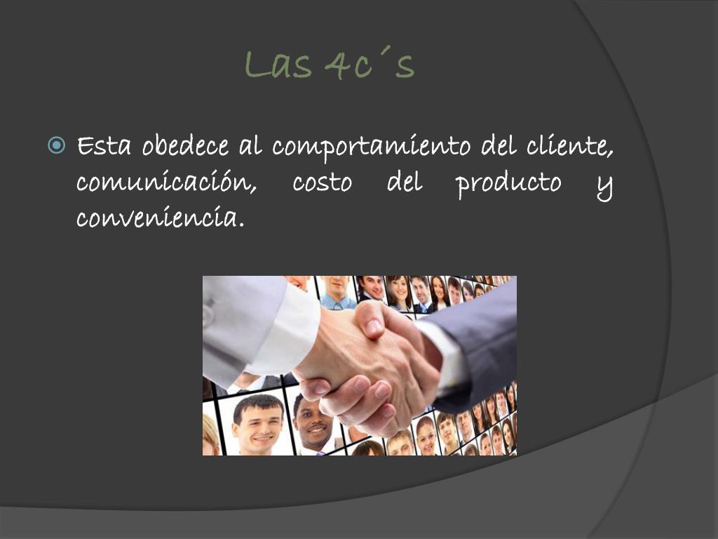 PPT - Las 4p´s, 4c´s y 4v´s en mercadeo PowerPoint Presentation, free ...