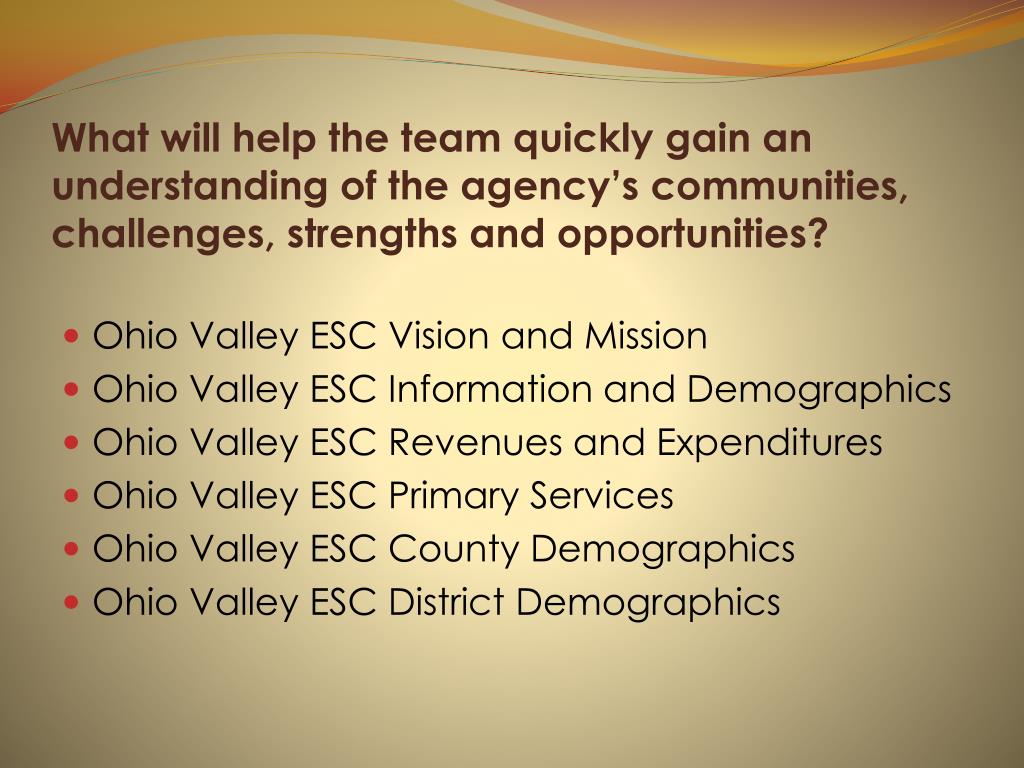 PPT - Welcome to the Ohio Valley Educational Service Center PowerPoint ...
