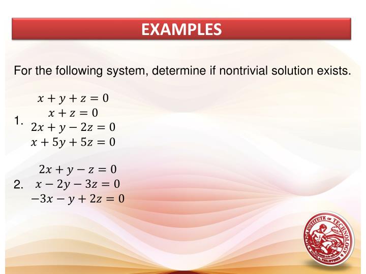 PPT - APPLICATIONS OF REF/RREF PowerPoint Presentation - ID:7072848