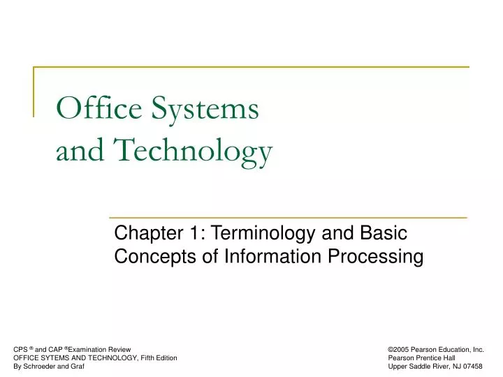 PPT - Office Systems and Technology PowerPoint Presentation, free ...
