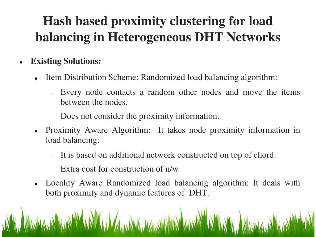 Ppt Implementing Dht Based Load Balancing Solution For Hadoop Distributed File System