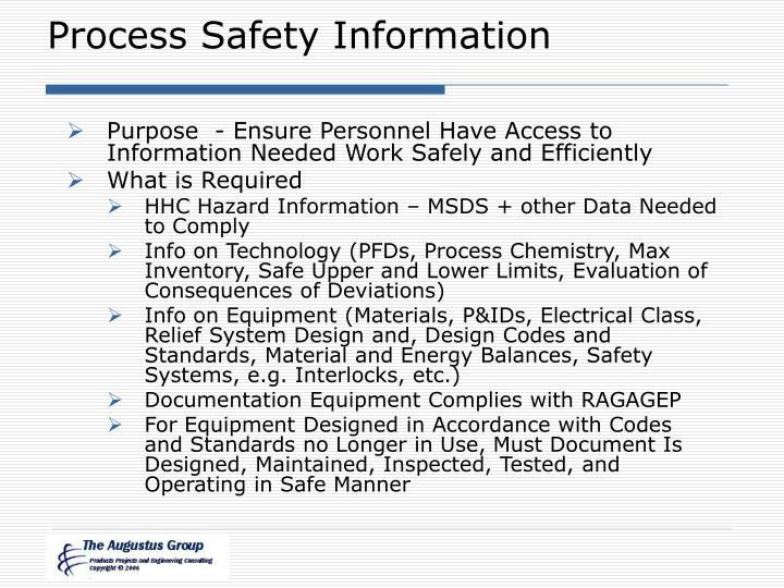 PPT - Elements of Process Safety Management PowerPoint Presentation ...
