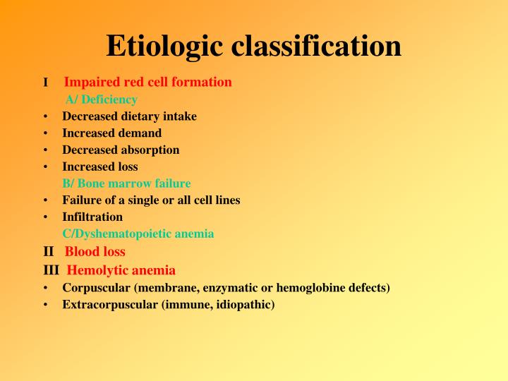 PPT - Anemias in children PowerPoint Presentation - ID:7075290