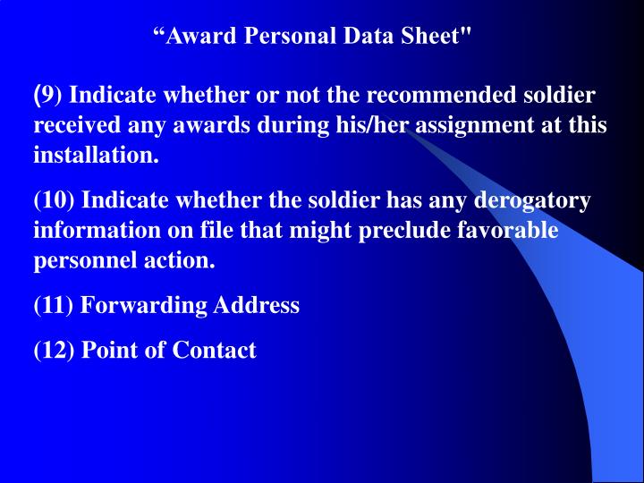 PPT - Army Awards Program PowerPoint Presentation - ID:7076816