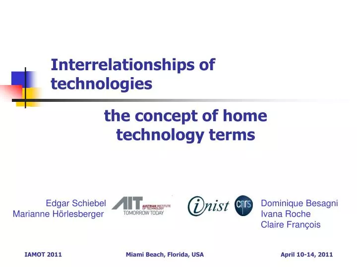 PPT - Interrelationships of technologies PowerPoint Presentation, free ... PPT - Interrelationships of technologies PowerPoint Presentation, free ...