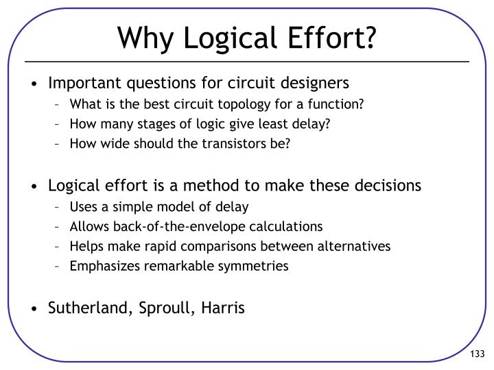 PPT - Lecture 06 Logical Effort PowerPoint Presentation - ID:7076972