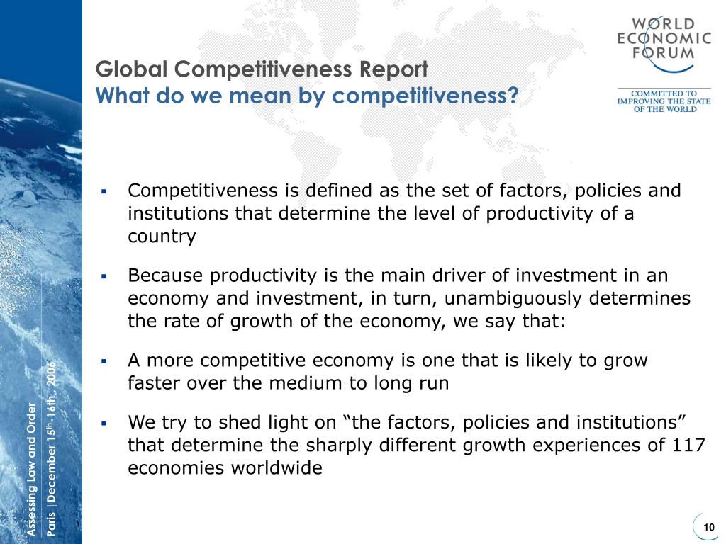PPT - Irene Mia Senior Economist Global Competitiveness Network ...