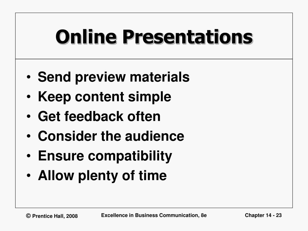 PPT - Designing and Delivering Oral and Online Presentations PowerPoint ...