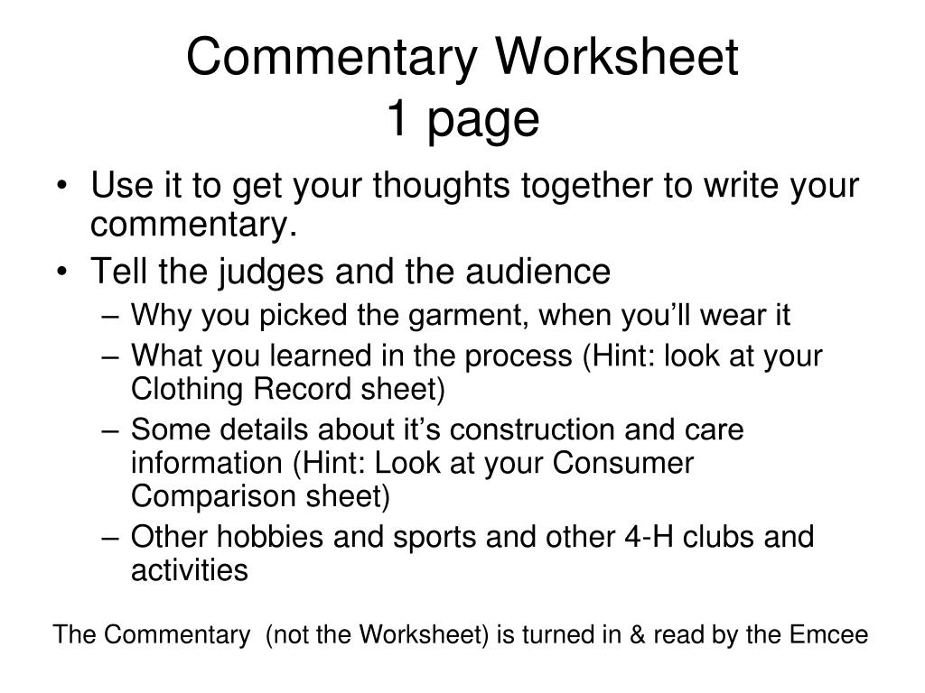 PPT - 4H Fashion Revue Prince William County PowerPoint Presentation ...