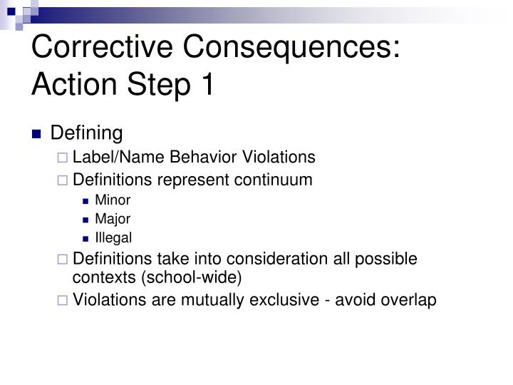 PPT - Positive Behavior Interventions and Supports: Corrective ...