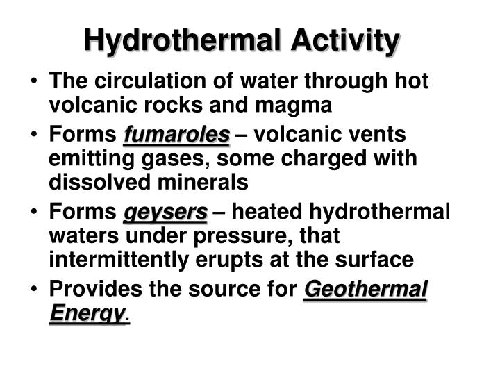 PPT - Hydrothermal mineral deposits PowerPoint Presentation - ID:7080205
