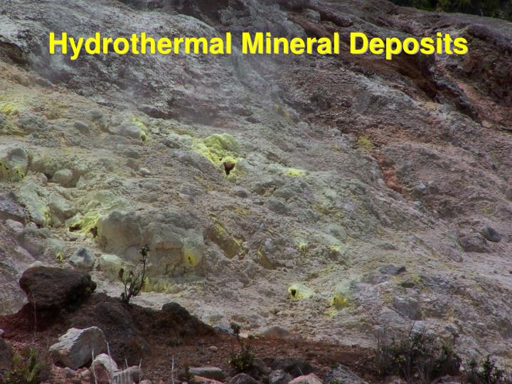 PPT - Hydrothermal mineral deposits PowerPoint Presentation - ID:7080205