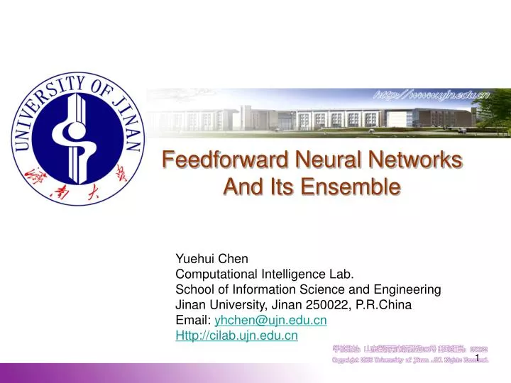 PPT - Feedforward Neural Networks And Its Ensemble PowerPoint Presentation - ID:7081065